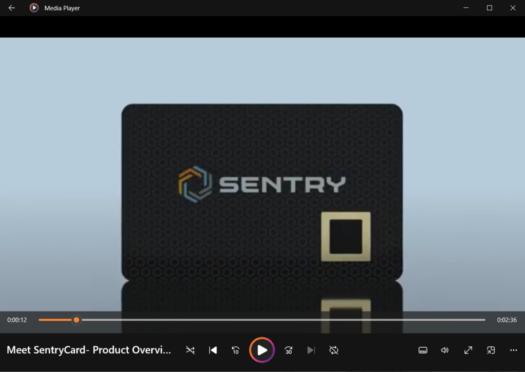 SentryCard | Biometric Security | Elliott Data Systems