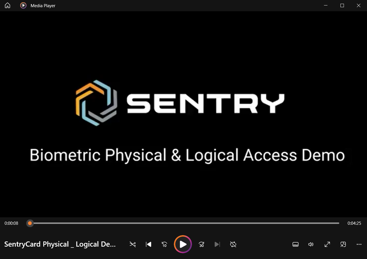 SentryCard | Biometric Security | Elliott Data Systems